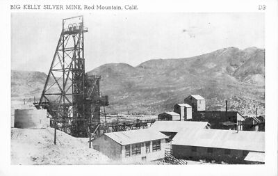 c1960 Big Kelly Silver Mine Postcard Red Mountain Ca Mining BW Photo | eBay