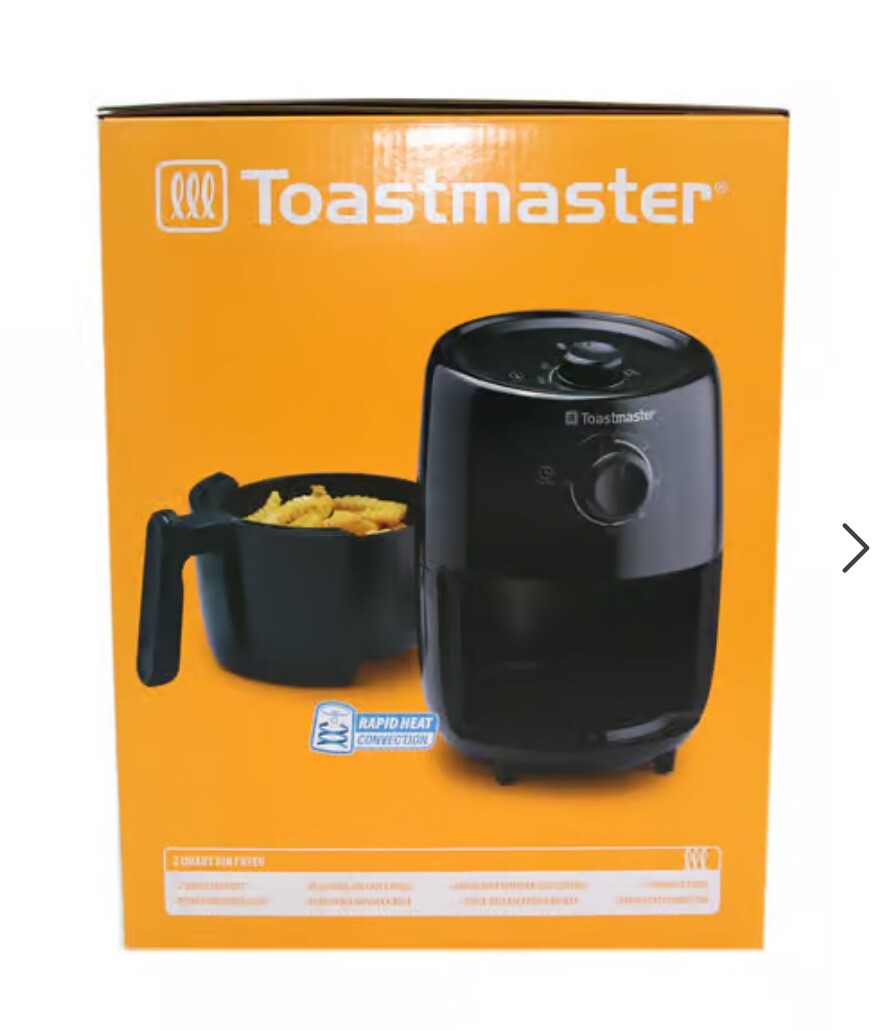 Toastmaster 2.6L (2.75 Quart) Air Fryer Rapid Heat Convection New In ...