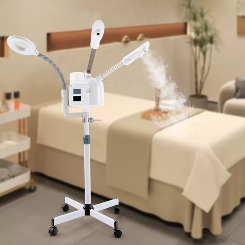 3 in 1 Facial Steamer Spa Salon Equipment LED Magnifying Lamp ...