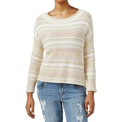 Rachel Roy Striped Sweater Women's SZ S Beige Pullover Sweater NWT | eBay