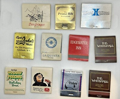 Intact Matchbook - Collectible Match Book & Cover - FREE SHIP - box ...