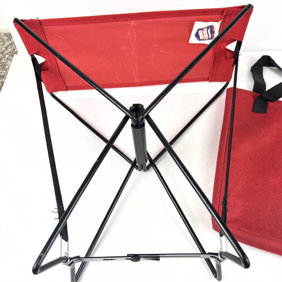 The Amazing Pocket Chair with Carrying Case, As Seen on TV Red Canvas ...