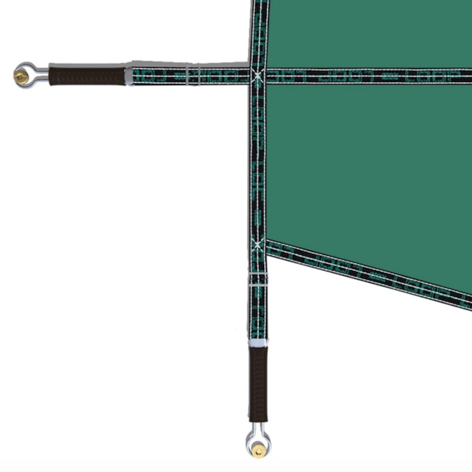 Rectangle Loop-Loc Ultra-Loc III Pool Safety Cover w/ Pump: 20x40 Solid ...