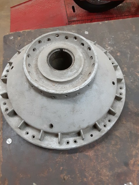 1971 Triumph BSA TLS 8" Drum Brake Front Wheel Conical Hub T120 Tr6 A65 ...