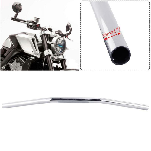 Chrome 1'' Drag Bars Handlebars For Harley Sportster XL 883 1200 Dyna ...