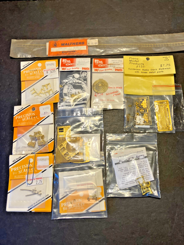 HO SCALE PRECISION SCALE BRASS PARTS LOT | eBay