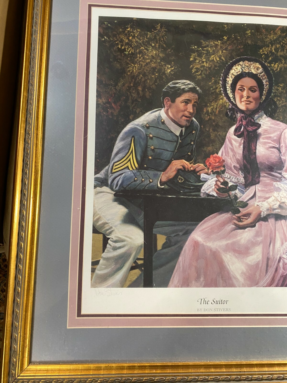 Don Stivers (1926 - 2009) "The Suitor" 252/2000 LE Print - Hand Signed ...