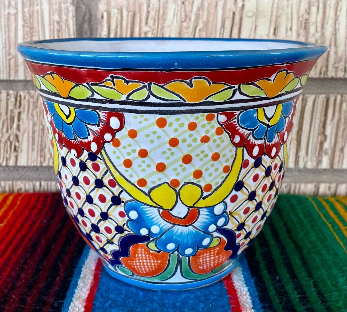 Mexican Ceramic Planters Mexican Talavera Pottery Pig Planter 9