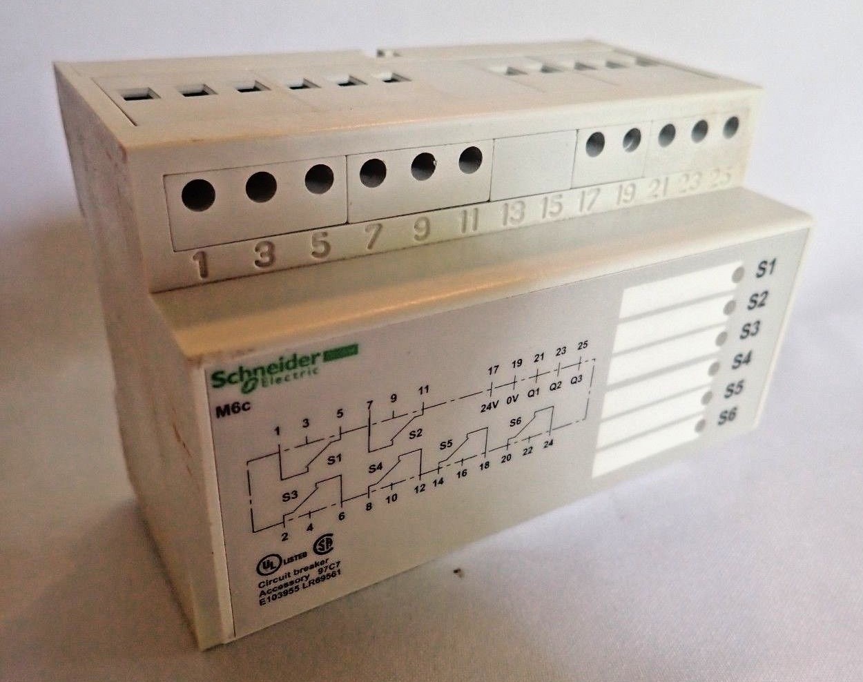 SCHNEIDER 33104 3N12141 0485939 M6C E103955 LR69561 CIRCUIT BREAKER | eBay