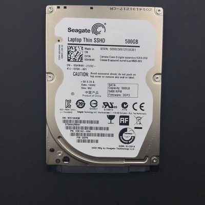 Seagate ST5000UM001 Ultra SSHD 16GB 2,5" SATA 3 500GB Hybrid 7mm HDD ...