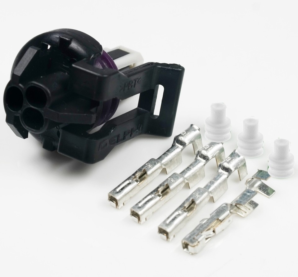 GM Delphi 3 Pin connector Kit GT150 3.5mm Centerline Pressure Sensor 22 ...