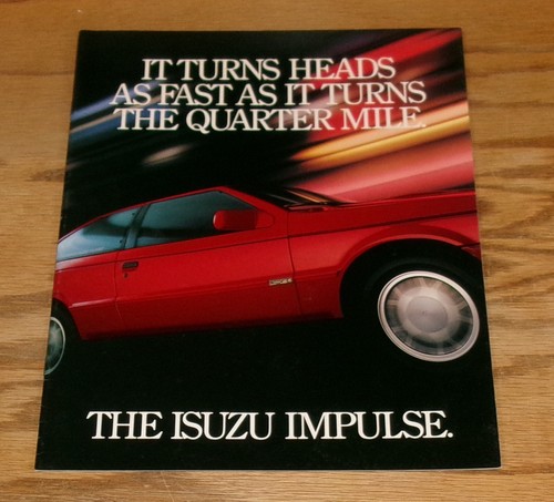 Original 1988 Isuzu Impulse Sales Brochure 88 Turbo | eBay