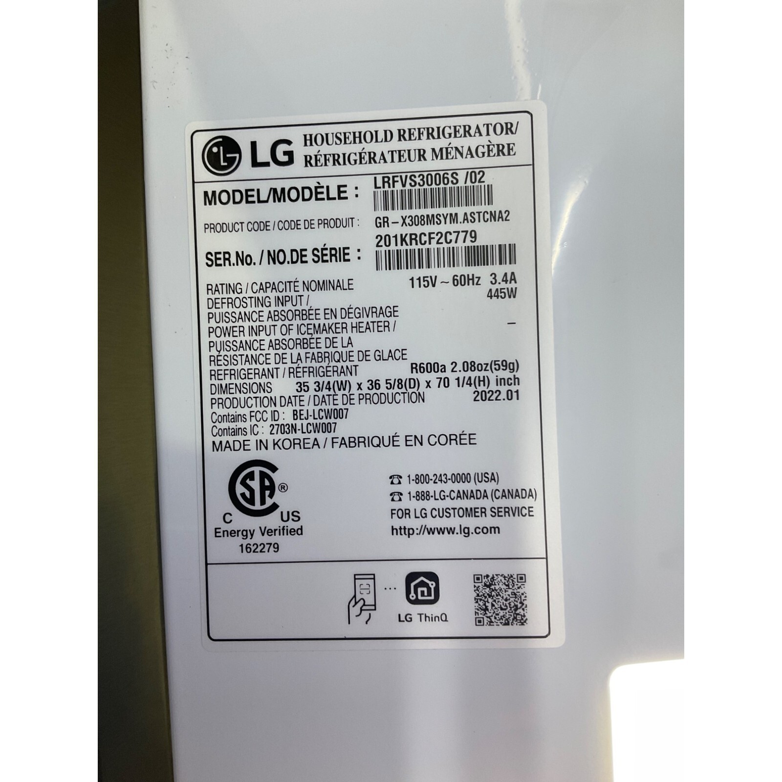 LG 30 cu. ft. InstaView Door-in-Door® Refrigerator w/ Ice Maker ...