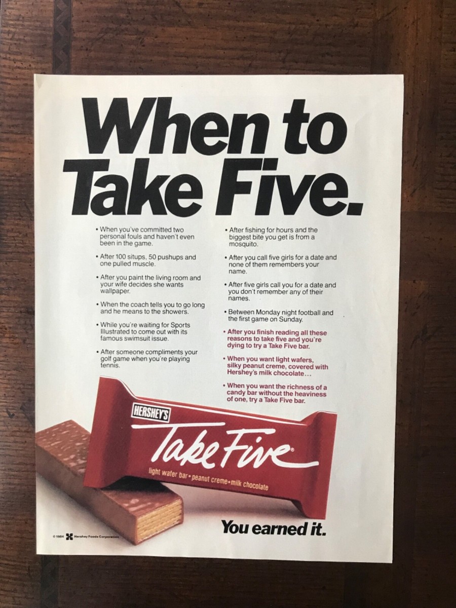 Take 5 Candy Bar Phrases