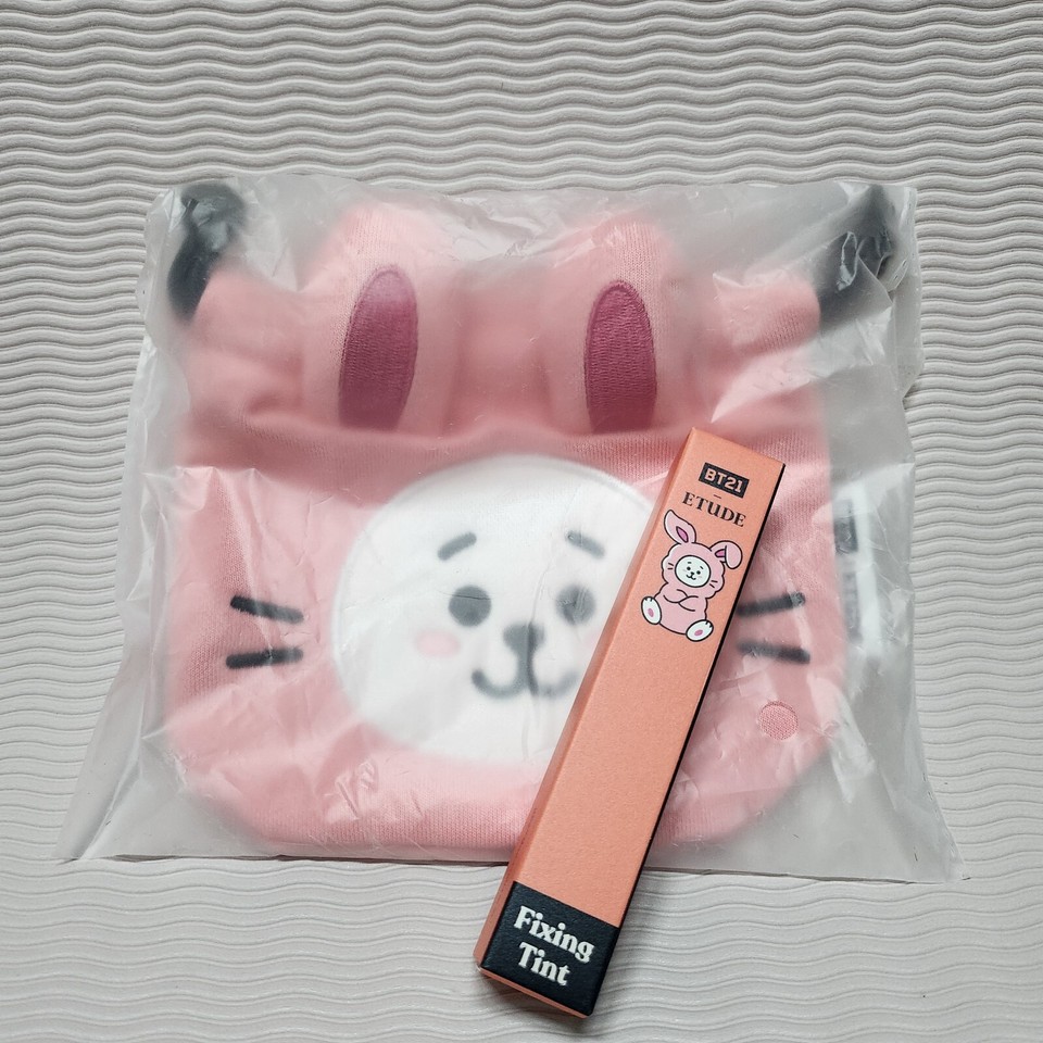 [BTS] BT21 X ETUDE FIXING LIP Tint + POUCH Set Tracking Lip Holder ...