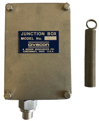 Civacon Junction Box 7500 for Optic & Thermistor Ground Verification ...