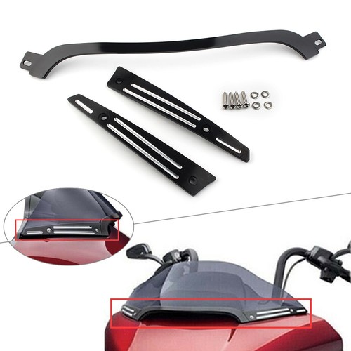 Motorcycle Split Windshield Trim Kit for Touring Road Glide FLTRX 2015 ...