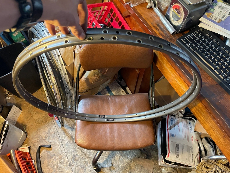 Vintage NOS Wolber Super Champion Aubisque 36h 700c Tubular Rim Set (2 ...