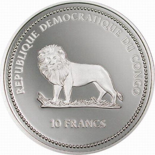 Congo 2003 Victoria Falls 10 Francs Silver Coin,Proof | eBay