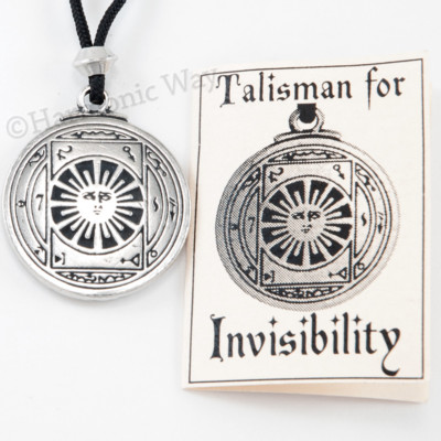 Talisman for INVISIBILITY Protection Amulet Magick Pendant Necklace | eBay