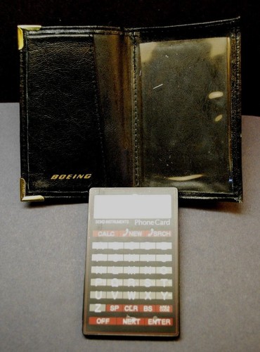 Seiko Instruments Electronic Phone Card / Calculator, Model DF-210 ...