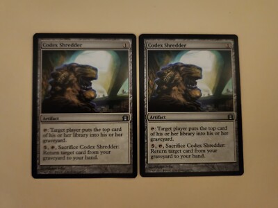 MTG 2x RTR - Codex Shredder - Return to Ravnica - NM / Mint - Artifact ...
