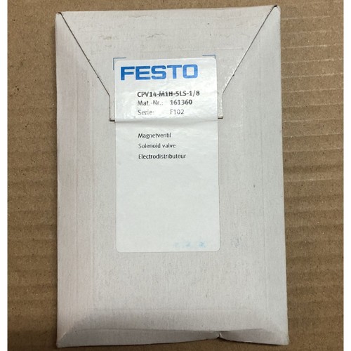 1PC Festo CPV14-M1H-5LS-1/8 161360 Solenoid Valve New Free Shipping | eBay