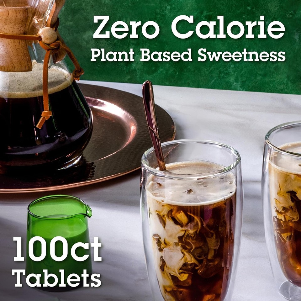 Stevia In The Raw Stevia Sweetener Tablets, 100 Ct, Zero Calorie Stevia ...