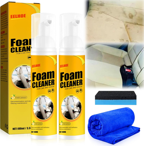 Car Magic Foam Cleaner(100Ml, 2 Pcs),Multipurpose Foam Cleaner Spray ...