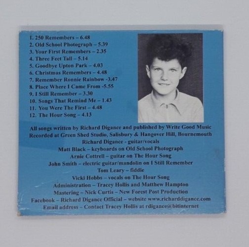 Richard Digance - Remembers (an hour of total nostalgia) **Signed CD ...