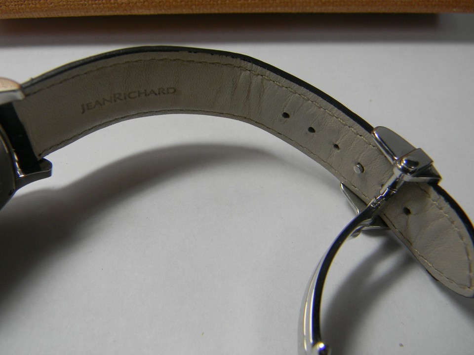 Jean Richard TV SCREEN SECONDE RETROGRADE Watch 45016-11-11A-61A | eBay