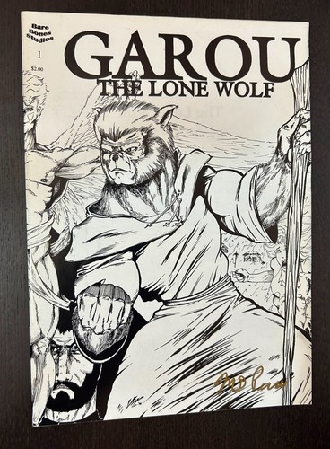 GAROU THE LONE WOLF #1 (Bare Bone Comics 1998) -- Signed Numbered ...