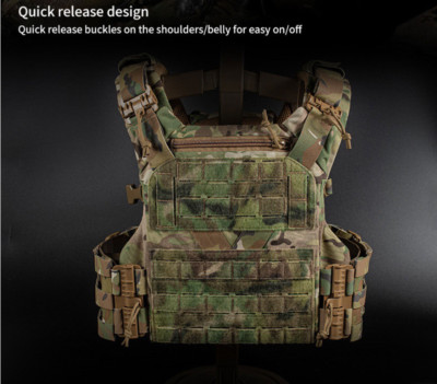 Israel Tactical Vest K19 Plate Carrier Molle Quick Release Fast Adjust ...