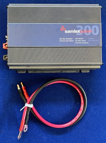 Samlex pure sine wave power DC-AC inverter DC 24V to 120V AC 300W PST ...