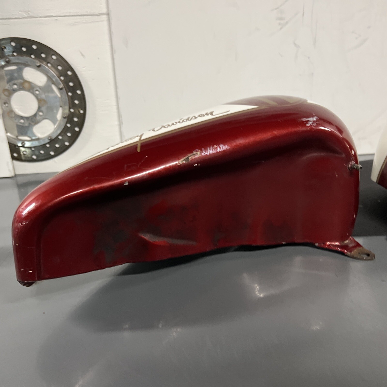 1971-1983 Harley Davidson Shovelhead 5 Gallon Split Tanks Gas Tank FX ...