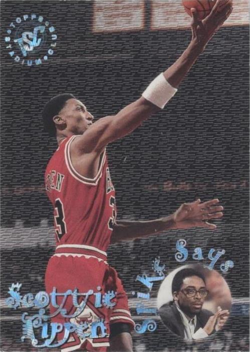 1995-96 Topps Stadium Club - Spike Says Scottie Pippen, Spike Lee #SS7 ...