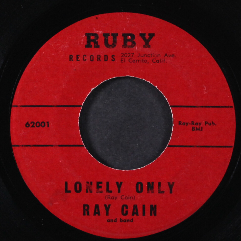 RAY CAIN: let's try this again / lonely only RUBY 7" Single 45 RPM | eBay