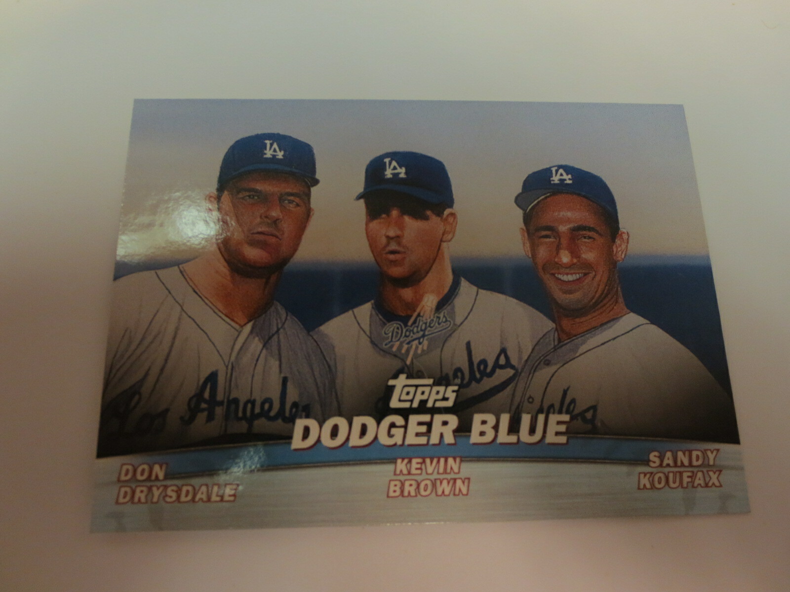 2001 Topps Dodger Blue Drysdale / Brown / Koufax Card #TC11 | eBay