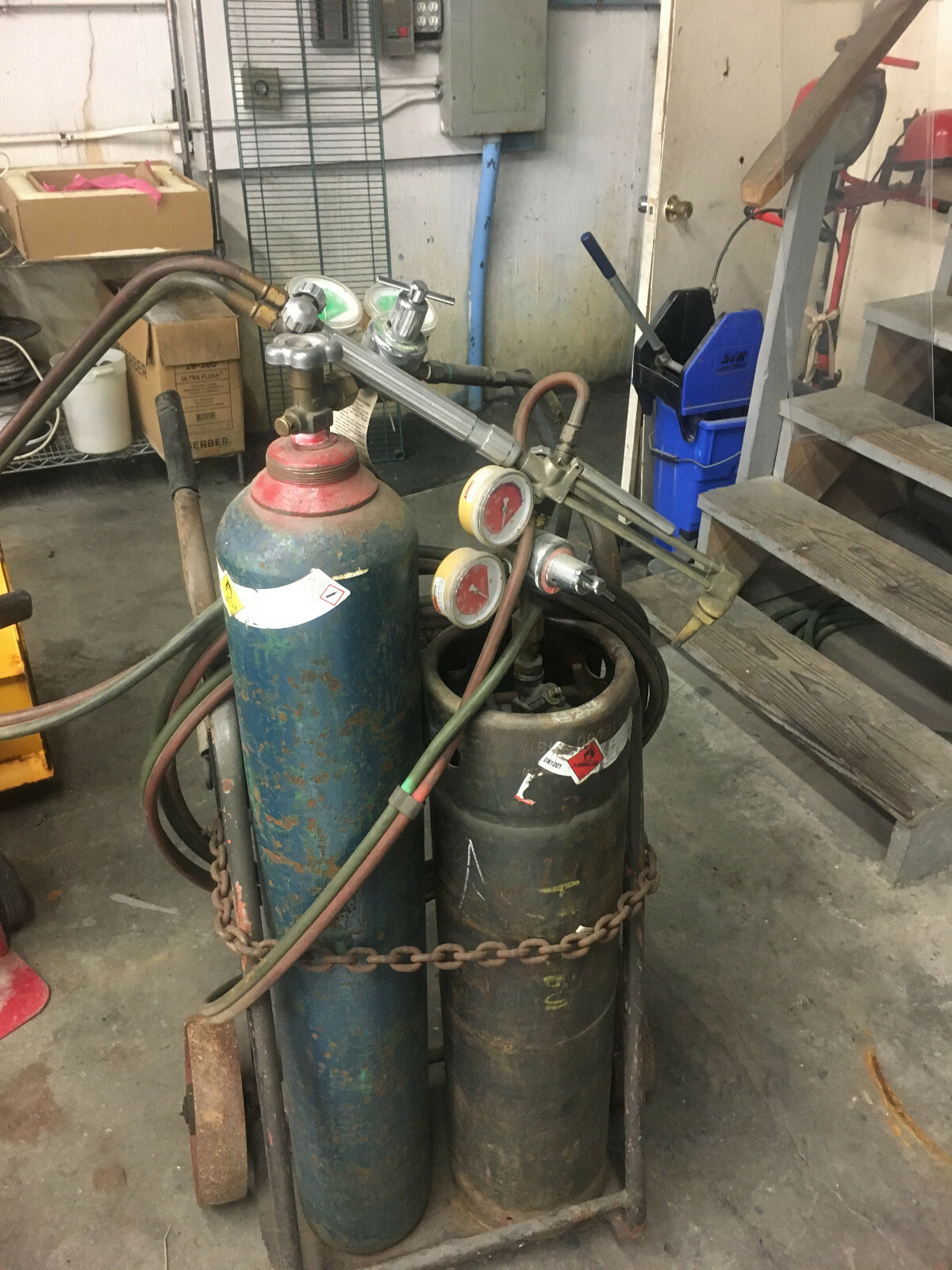 Welding Torch Kit With Tanks