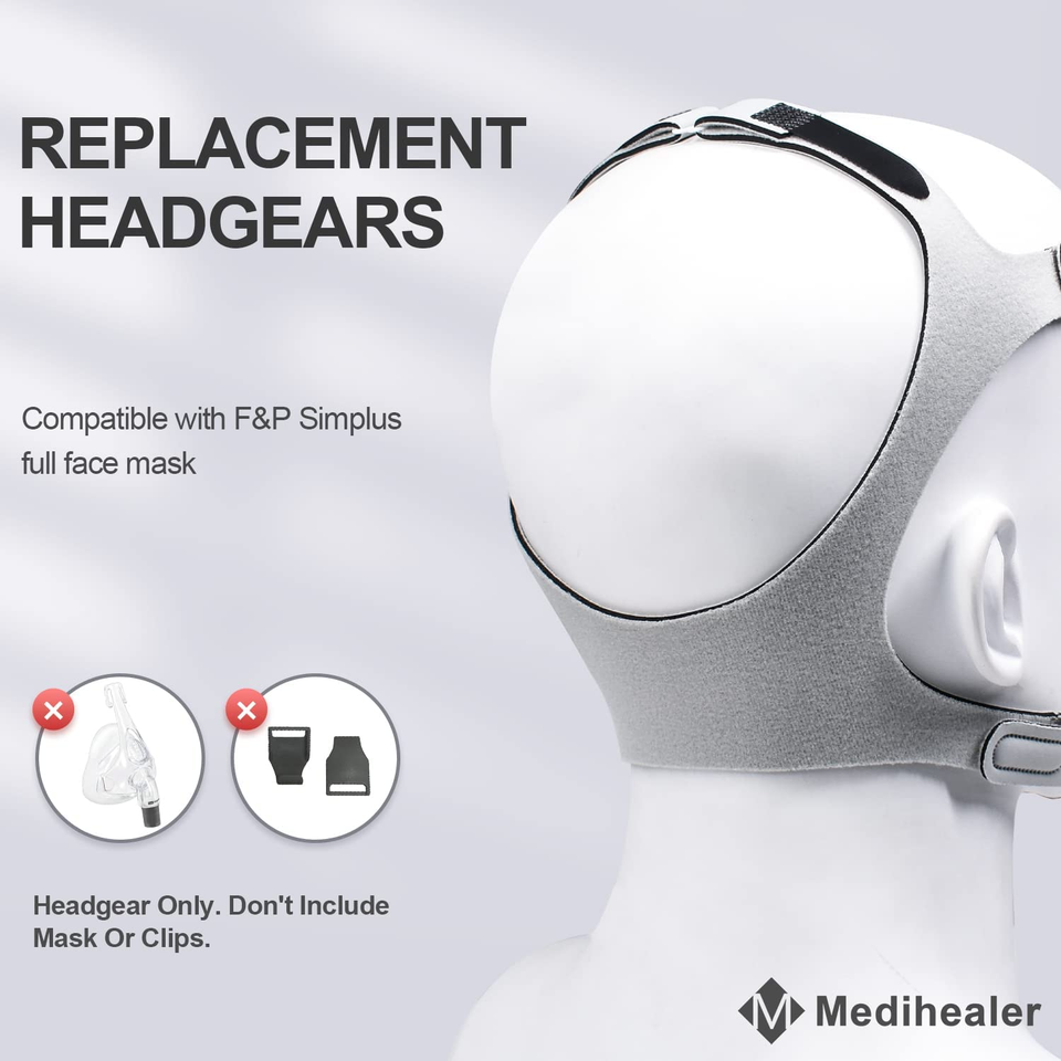 Fisher Paykel Simplus Full Face Mask Headgear Cushion CPAP Medium/Large ...