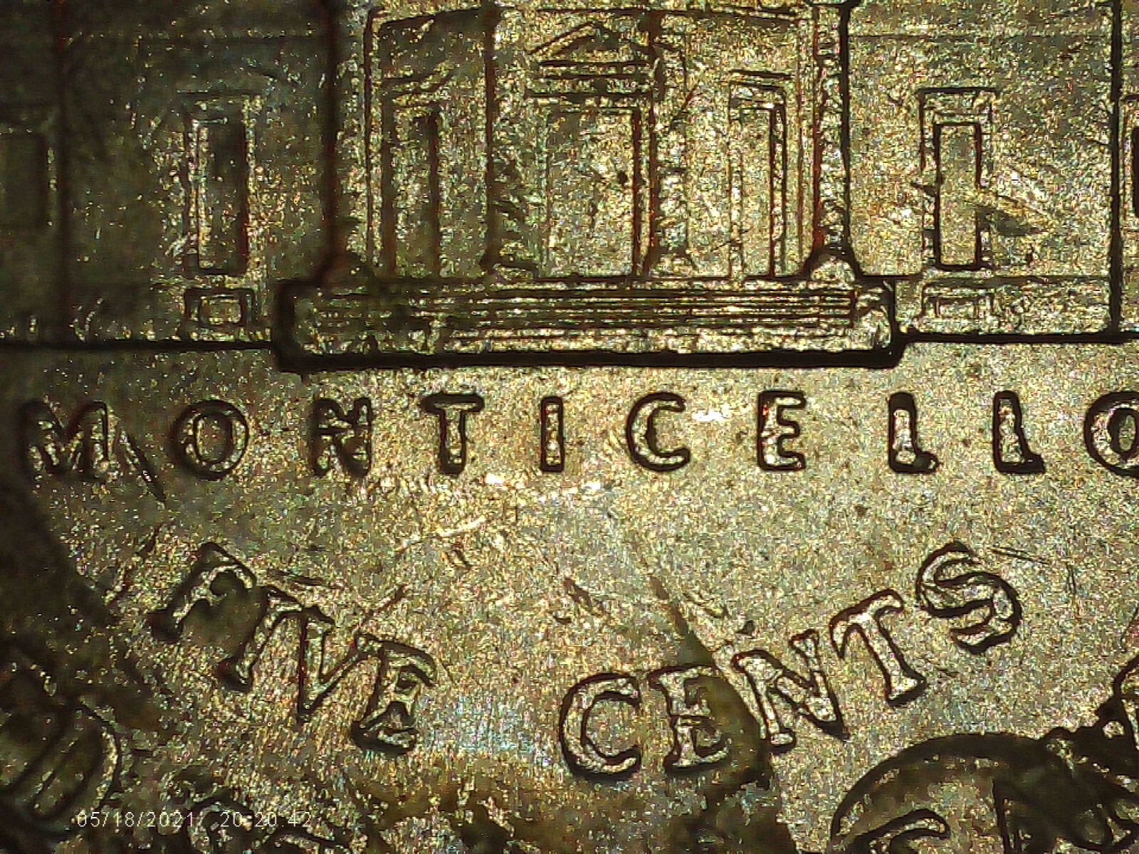 1999-P/P Jefferson Nickel RPM Repunched Mint Mark very rare (!) Die Chip 4.97g | eBay