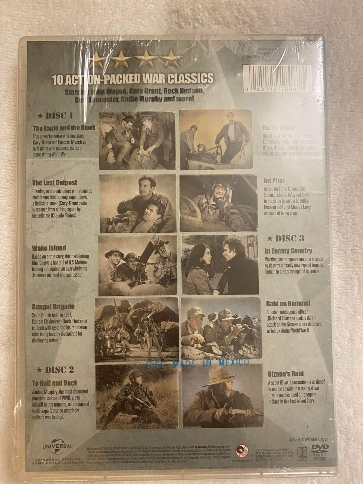 War Collection: 10 Movies (DVD, 2013, 3-Disc Set) for sale online | eBay