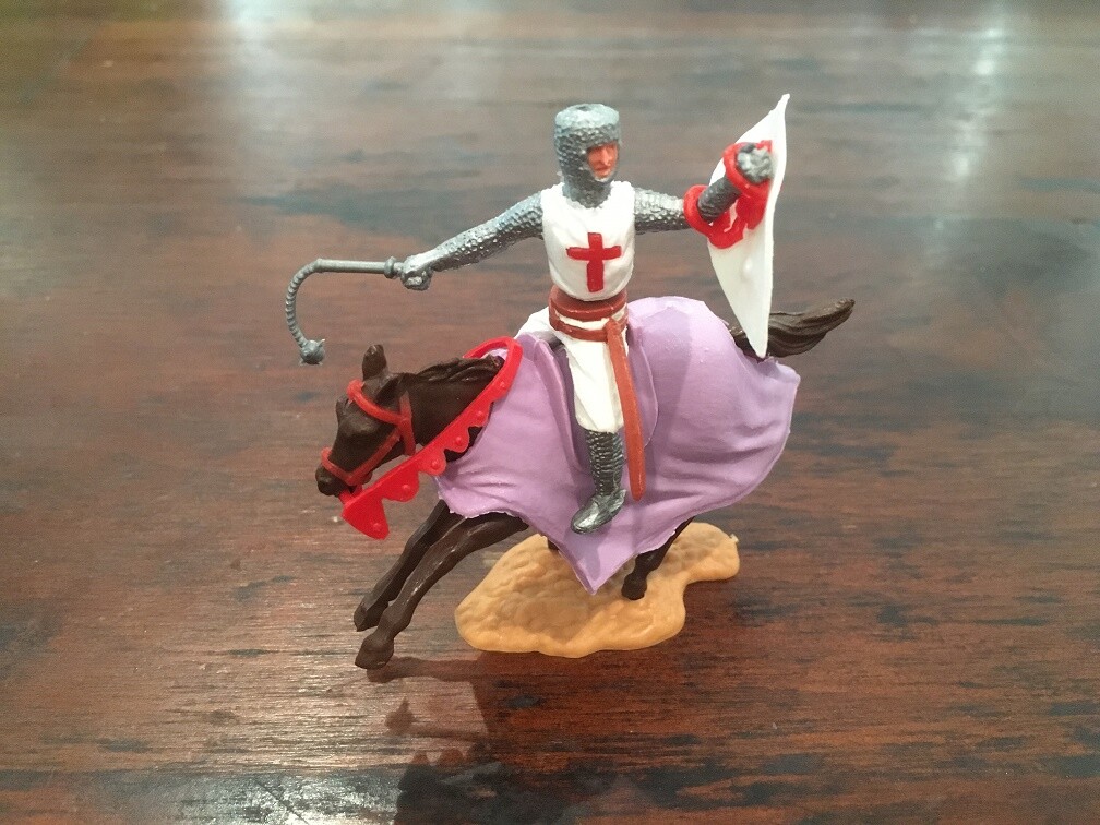 Timpo 1st Series Mounted Crusader/ Knight of St John - Middle Ages ...