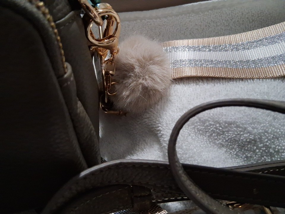 Pom Pom London Slate Blue Mayfair/Original Crossbody Purse — OLD STYLE ...