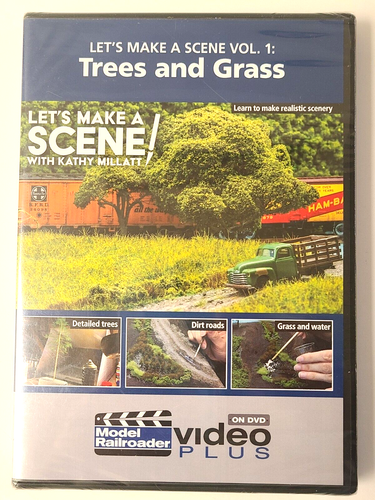 Model Railroad DVD Lets Make a Scene Vol 1 Trees & Grass NEW Train ...