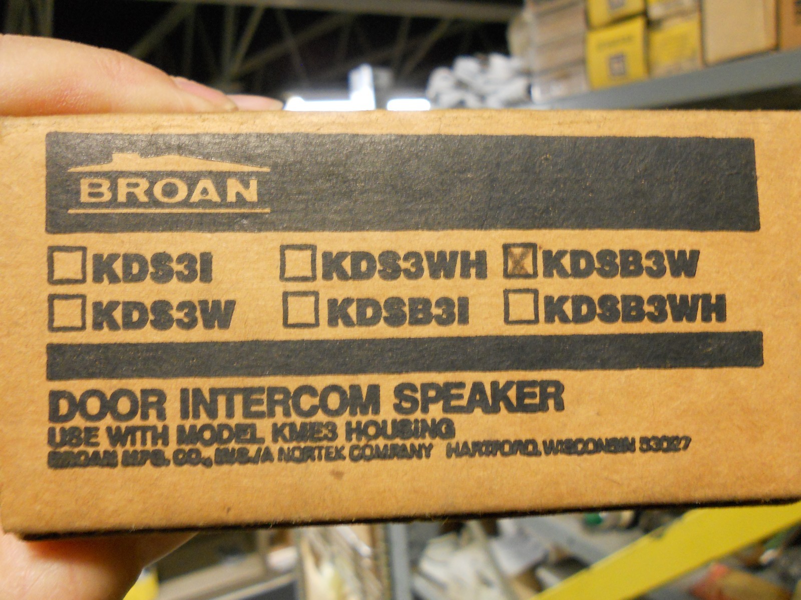 Broan Intercom Speaker KDSB-3W | eBay