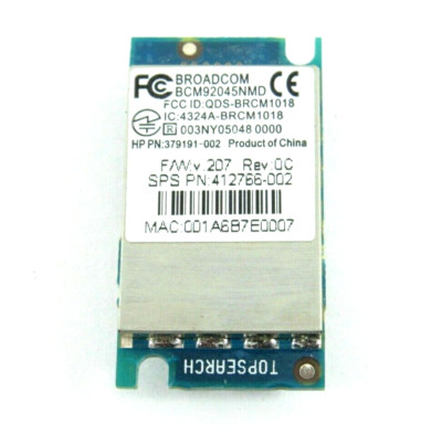 Broadcom BCM92045NMD Bluetooth 2.0 Module HP ASUS ACER LENOVO SAMSUNG ...