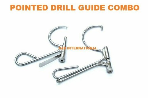 Orthopedic Pointed drill guide Combo of 2 pcs surgical veterinary ...