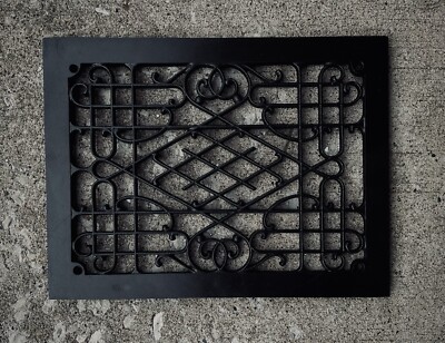 Cast Iron Floor Grate/Vent Cold Air Return 12” X 16” Vintage | eBay