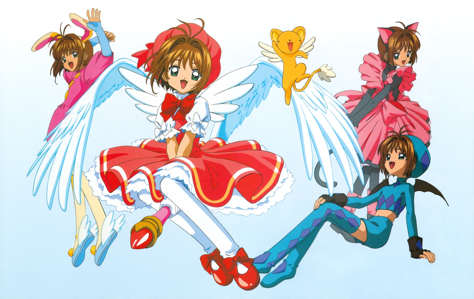 Anime Kinomoto Sakura Cardcaptor Sakura Syaoran Li Gaming Mat Desk ...